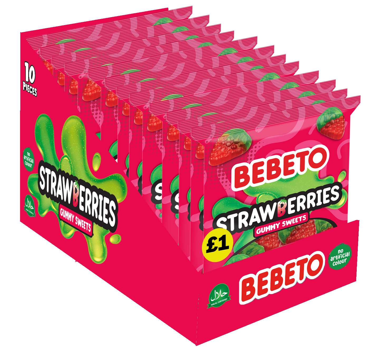 STRAWBERRIES 150g (PMP) X 10 – Bebeto