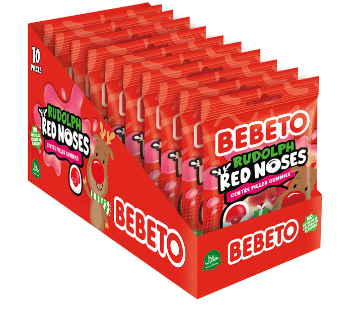 RUDOLPH RED NOSES 150G X 10 – Bebeto