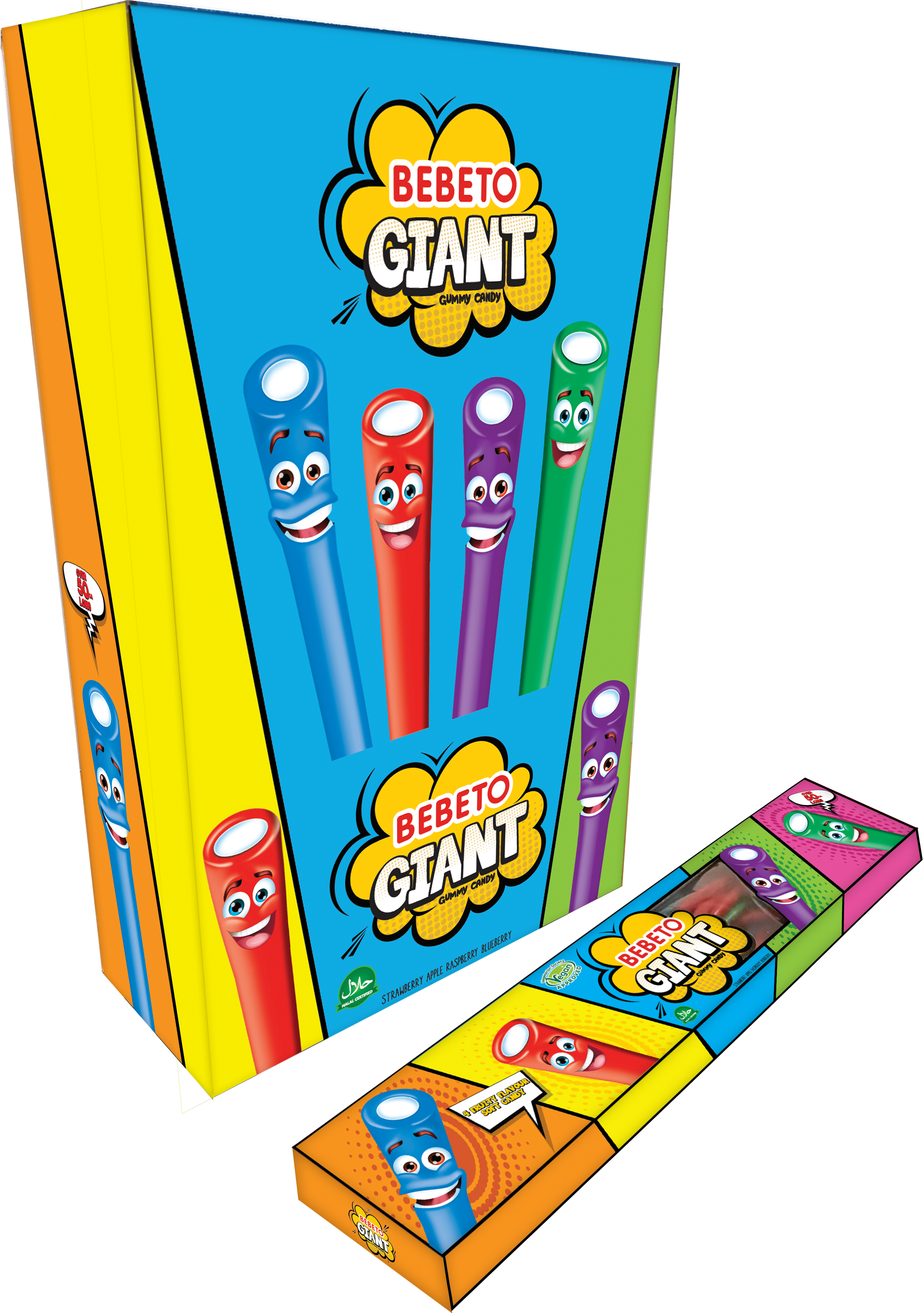 BEBETO GIANT CABLES 400G X12 – Bebeto