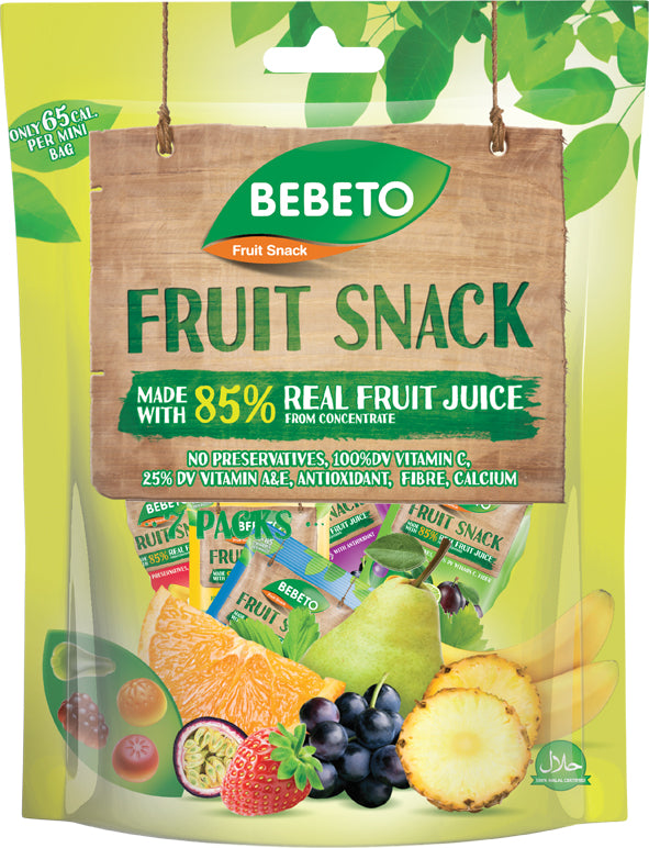 Bebeto Fruit Snacks 7×15 g - Trade Sweet Packs
