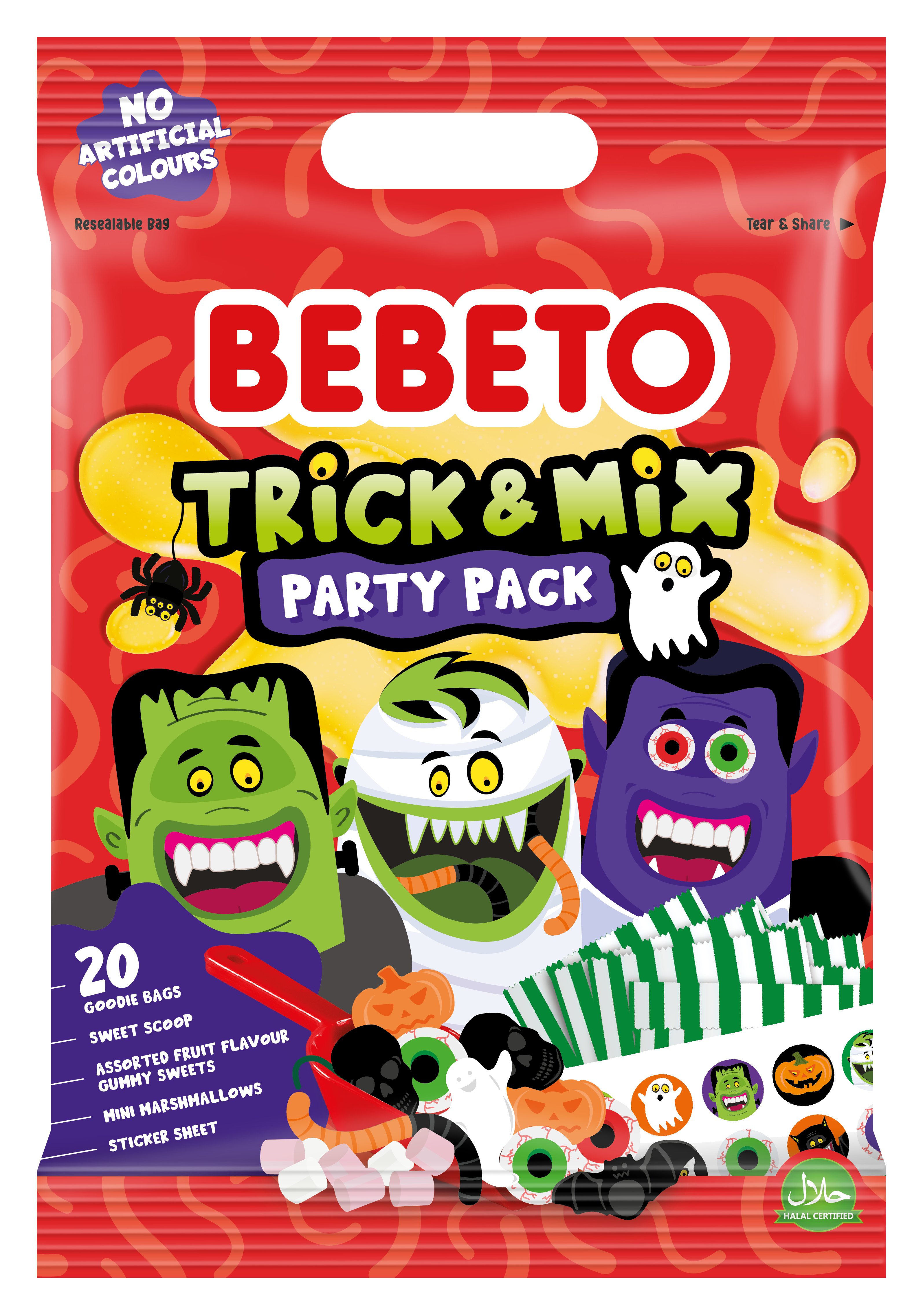 TRICK AND MIX PARTY PACK – Bebeto