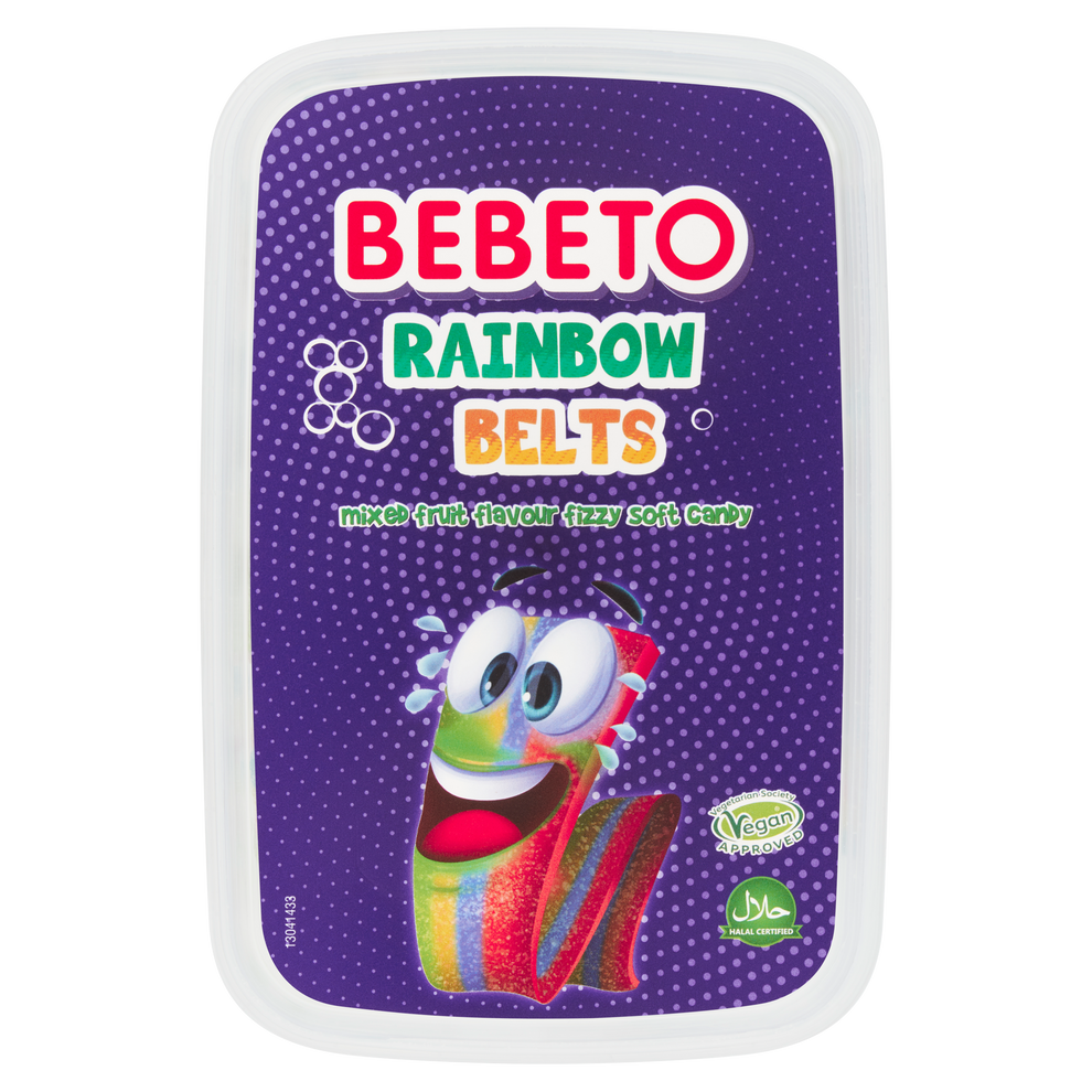 BEBETO RAINBOW BELTS (TUB) 400G – Bebeto