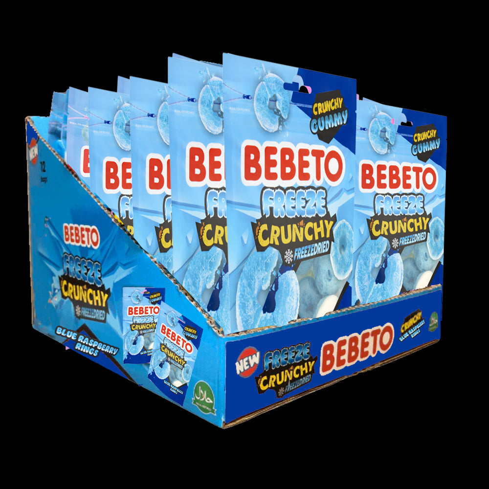 FREEZE DRIED BLUE RASPBERRY X 12 – Bebeto